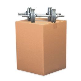 (Bundle of 10) 20 x 20 x 20" 275lb. D/W Heavy Duty Corrugated Boxes